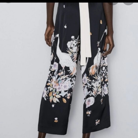 Zara | Pants & Jumpsuits | Zara Pant Satin Effect | Poshmark